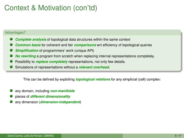 Representing Simplicial Complexes with Mangroves | PPT