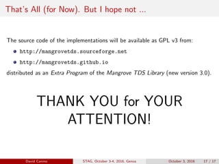 Canino d2016stag slides | PPT