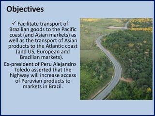 Can and Interoceanic Highway | PPTX | South America Travel | Travel ...