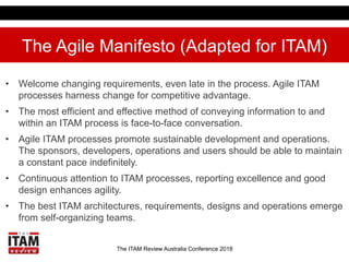 Australia Conference 2018_Can itam be agile? | PDF
