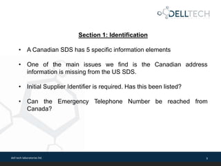 Can I Use My US Safety Data Sheet Within Canada | PPT