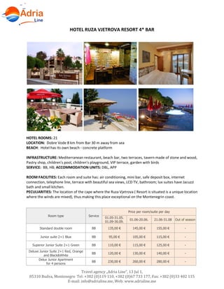 Riviera of Bar - Montenegro | PDF