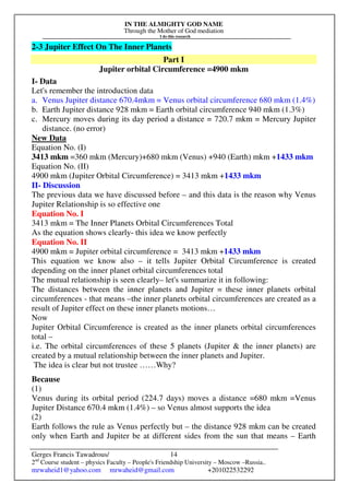 Can Jupiter effect on the Earth Moon | PDF