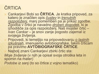 Ivan Cankar Bobi | PPTX