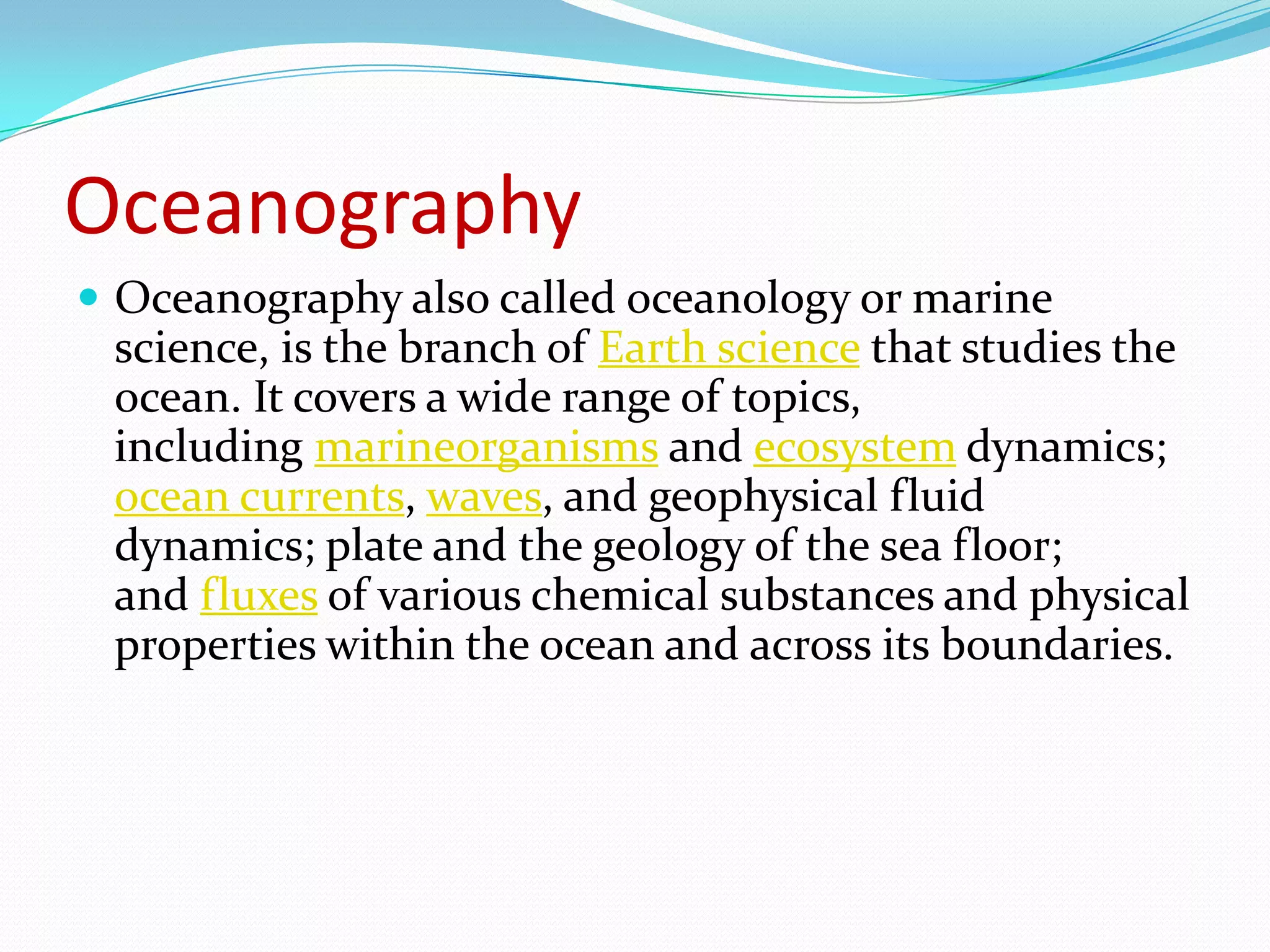 Remote Sensing Techniques for Oceanography Satelitte and In Situ ...