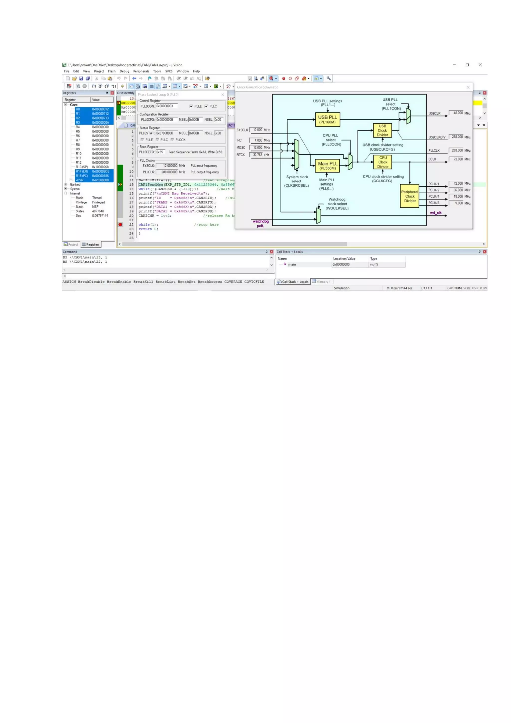 Can Interfacing On Lpc1768 Arm Cortex M3 Based Micro Controller Pdf