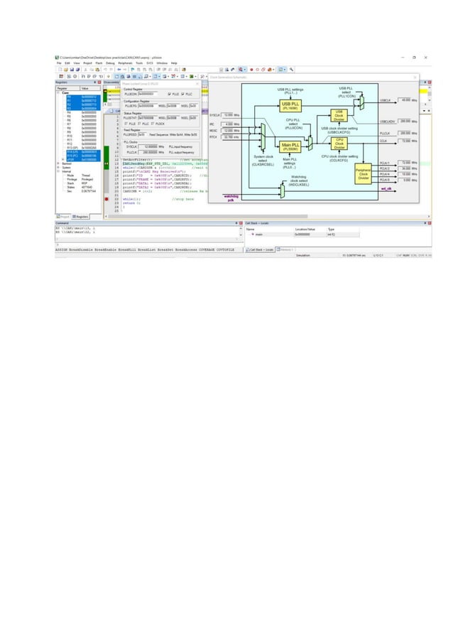 CAN interfacing on LPC1768 (ARM Cortex M3 based Micro controller) | PDF