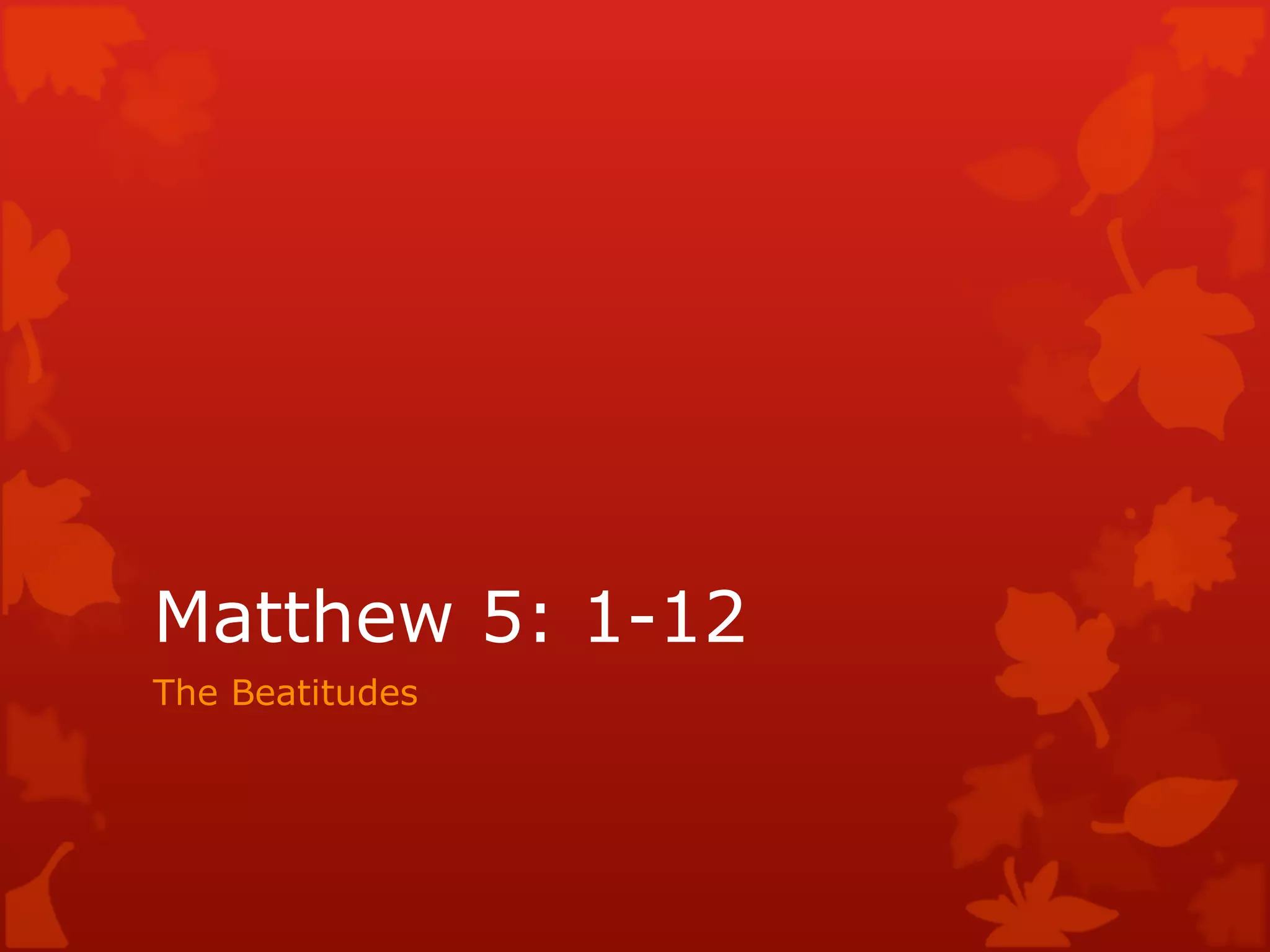 The God Perspective | PPT