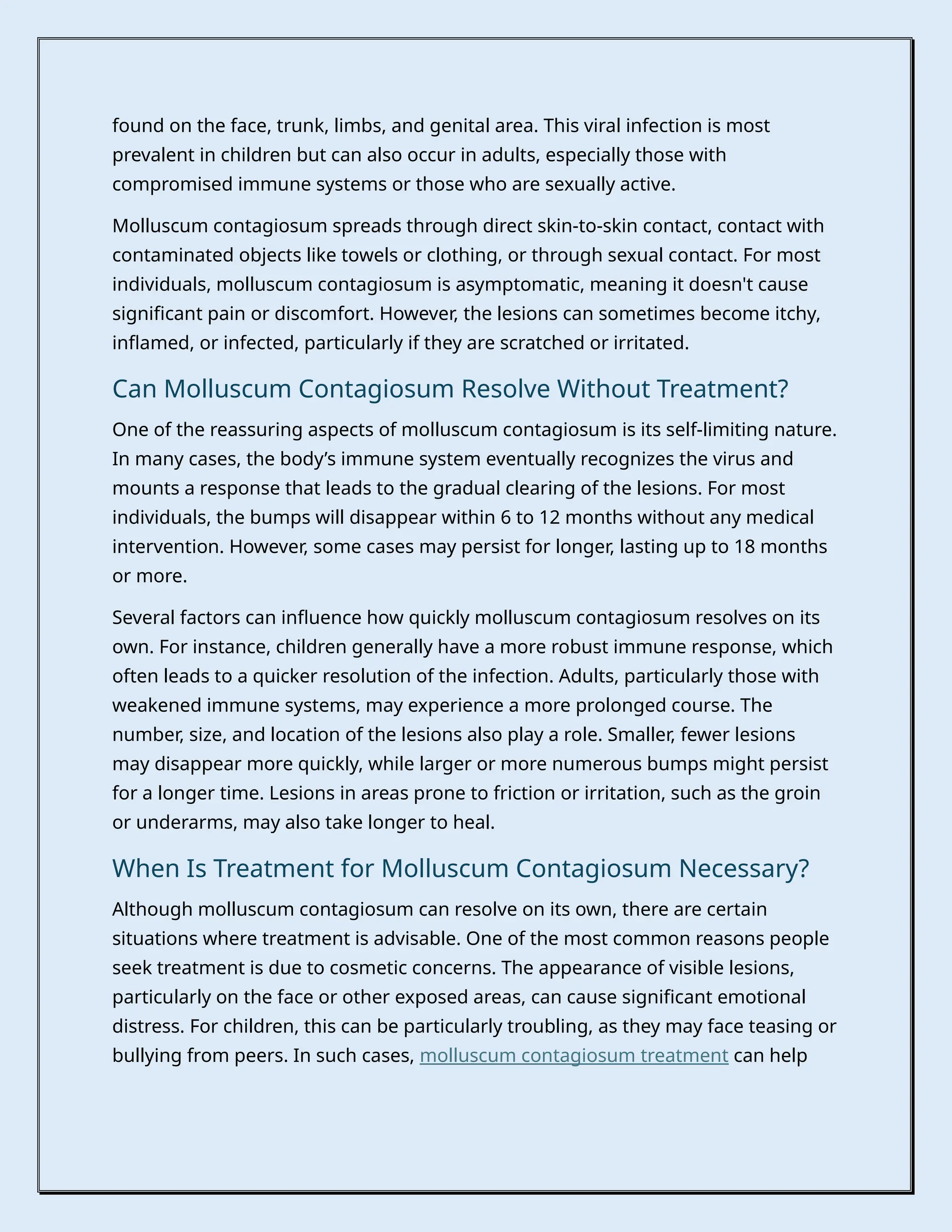 Can Molluscum Contagiosum Heal on Its Own? Understanding When Treatment ...