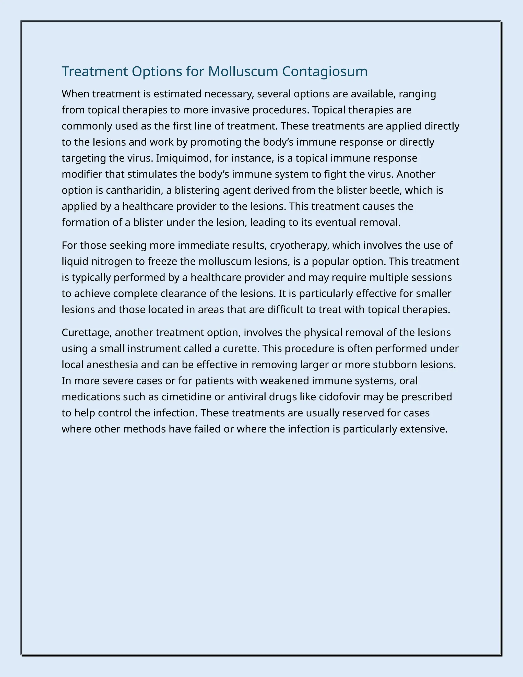 Can Molluscum Contagiosum Heal on Its Own? Understanding When Treatment ...