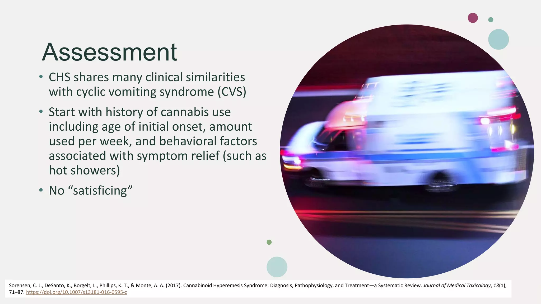 Cannabinoid Hyperemesis Syndrome.pptx | Substance Abuse | Diseases and ...