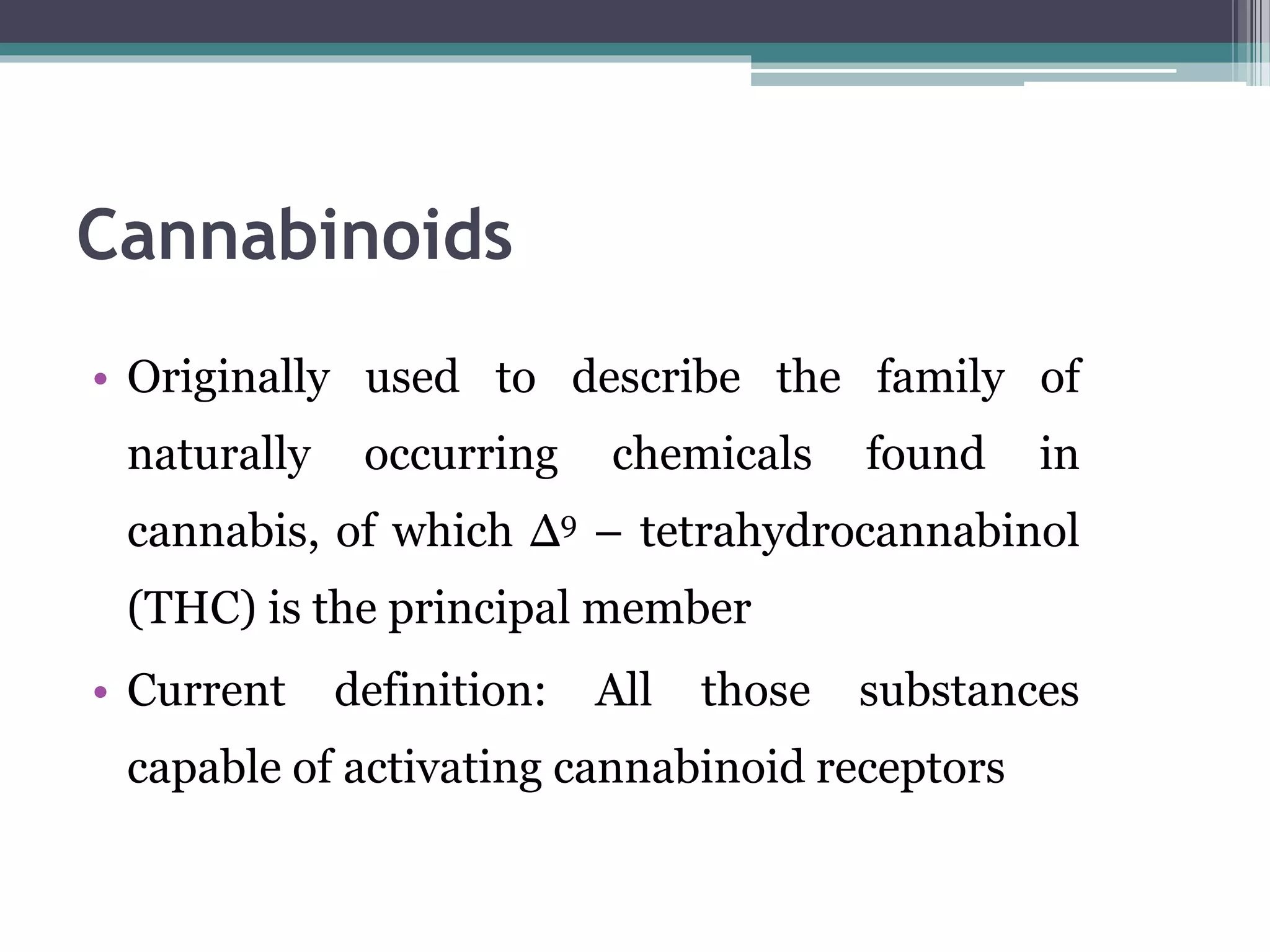 Cannabinoids | PPTX