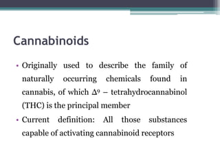 Cannabinoids | PPTX
