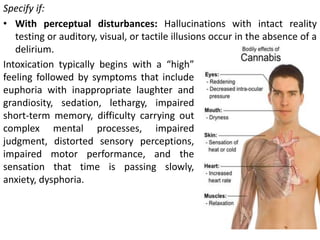 Cannabis related health issues | PPTX