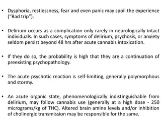 Cannabis related health issues | PPTX