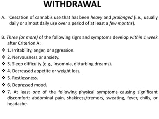 Cannabis related health issues | PPTX