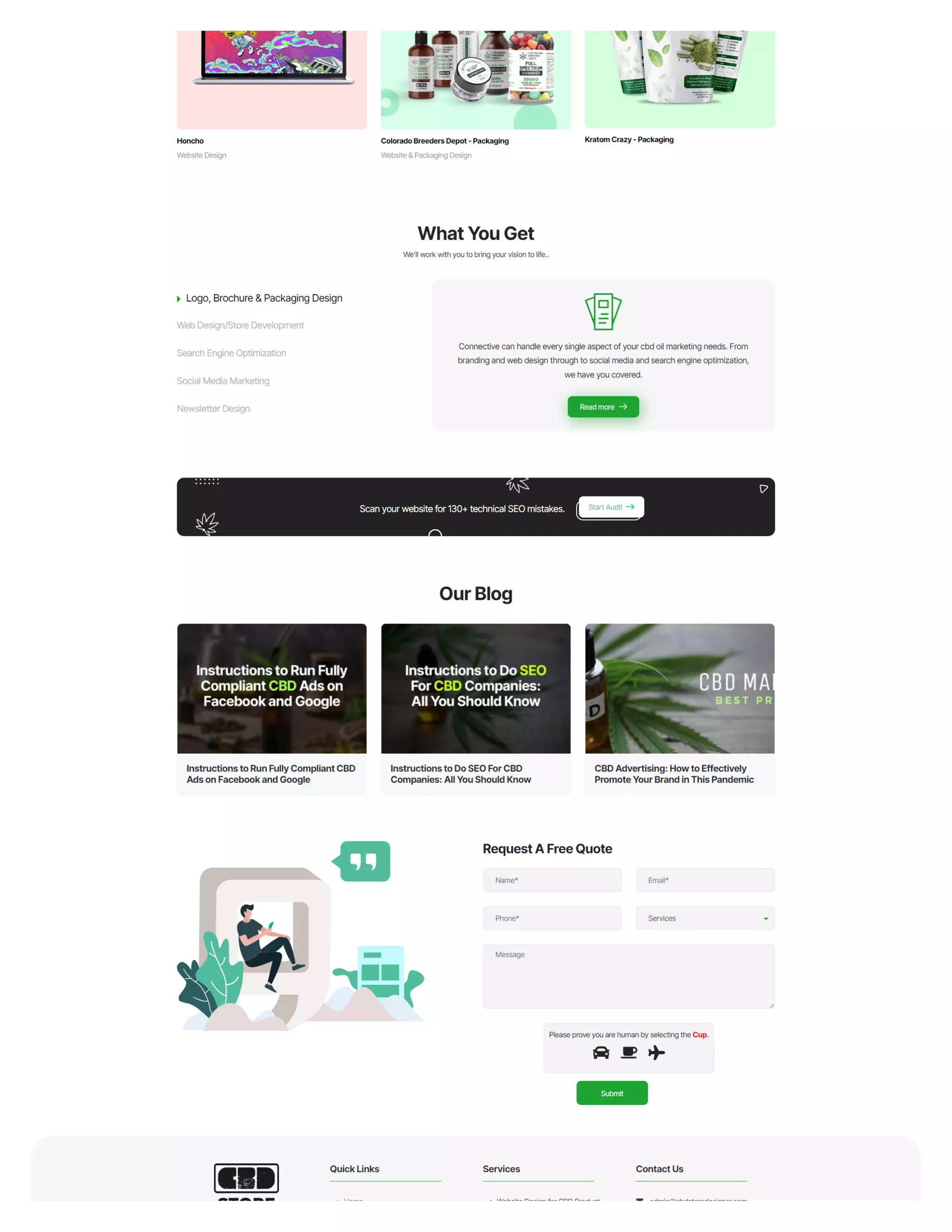 Cannabis Web Design | PDF