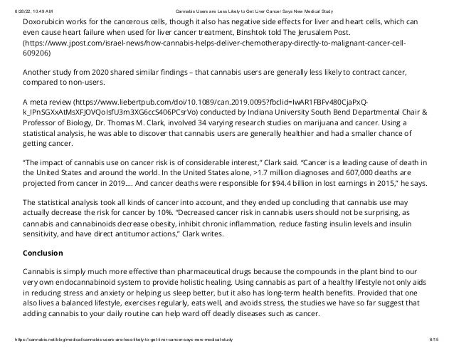 Why Do Weed Smokers Get Less Liver Cancer? | PPT