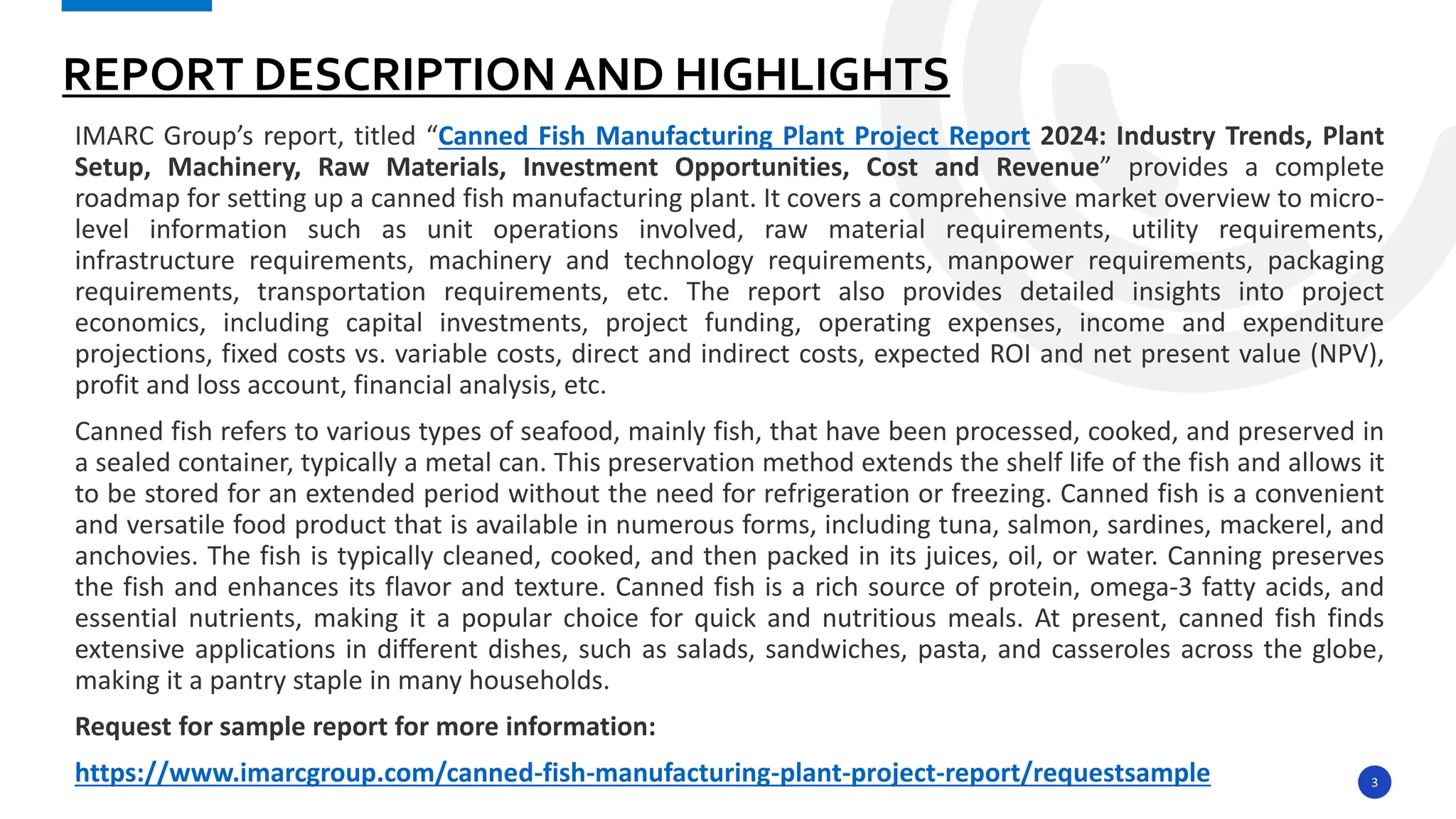Canned Fish Manufacturing Plant Project Report.pptx