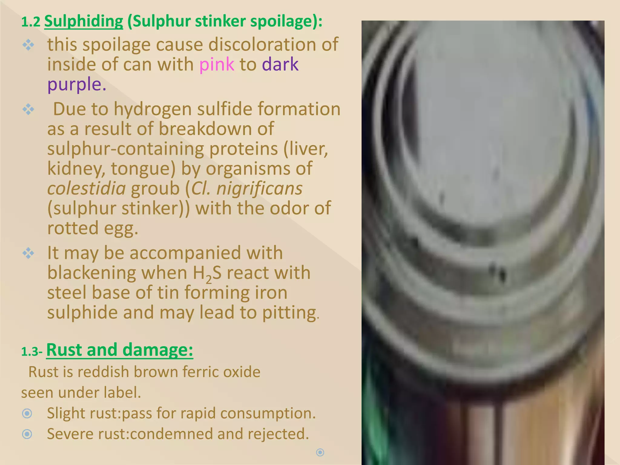 microbiological spoilage of canned food | PPTX