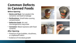 Microbiology of Canned Foods- Spoilage, Contamination, Sources ...