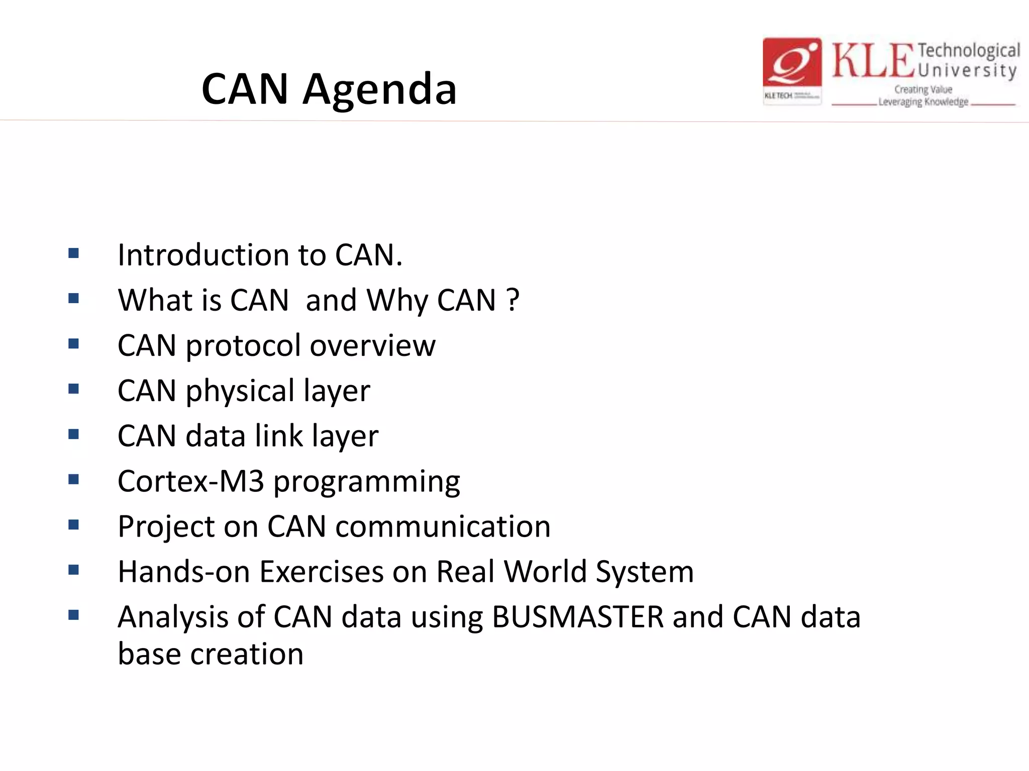 Can network development using arm cortex m3 | PPTX | Computer Networking | Computing