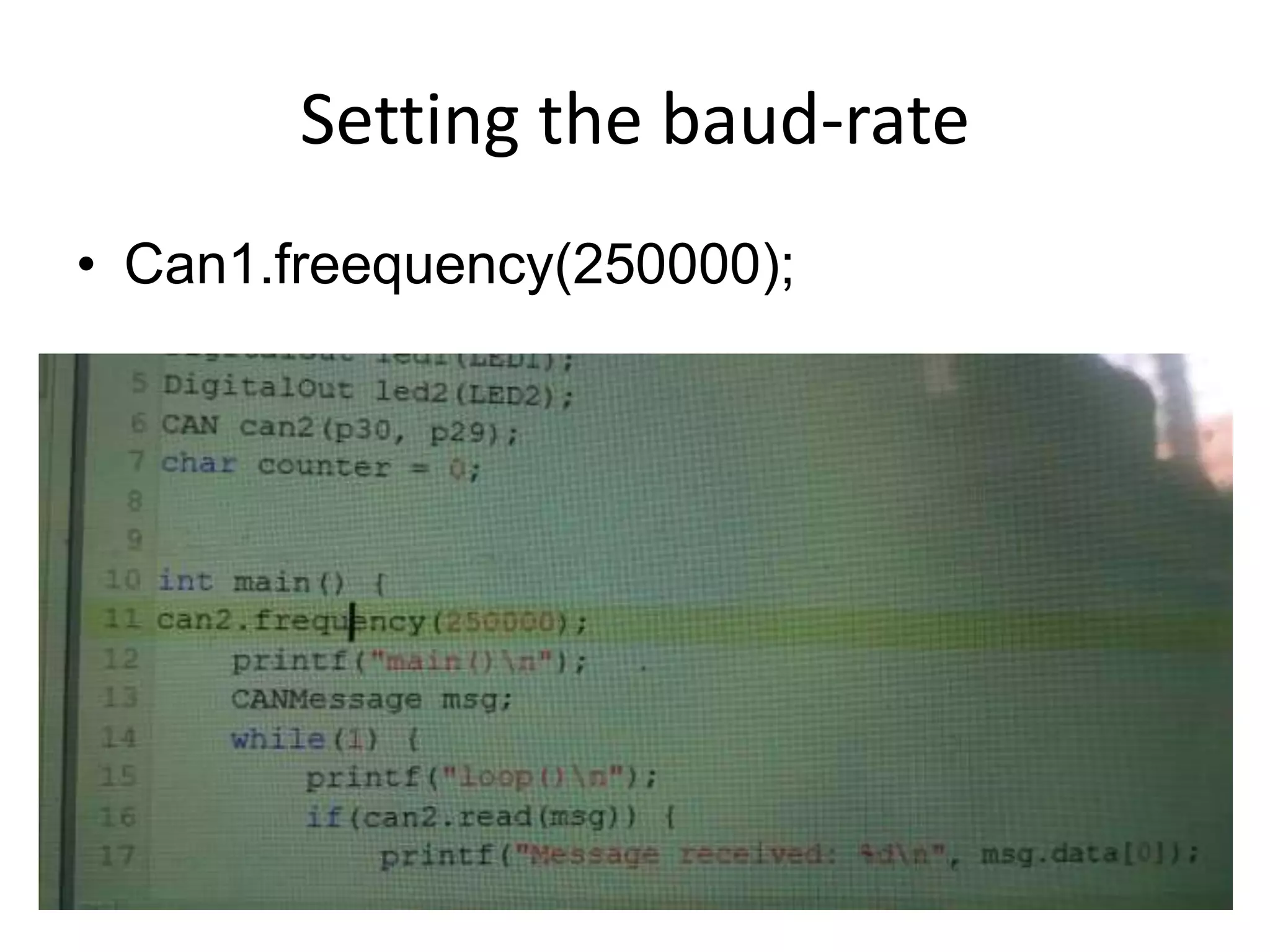 Can network development using arm cortex m3 | PPTX | Computer Networking | Computing