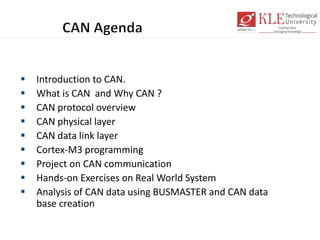 Can network development using arm cortex m3 | PPTX