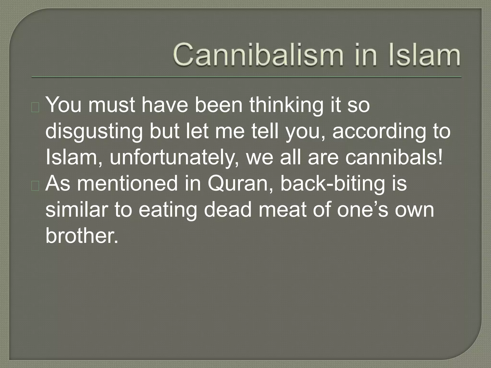 Cannibalism | PPT