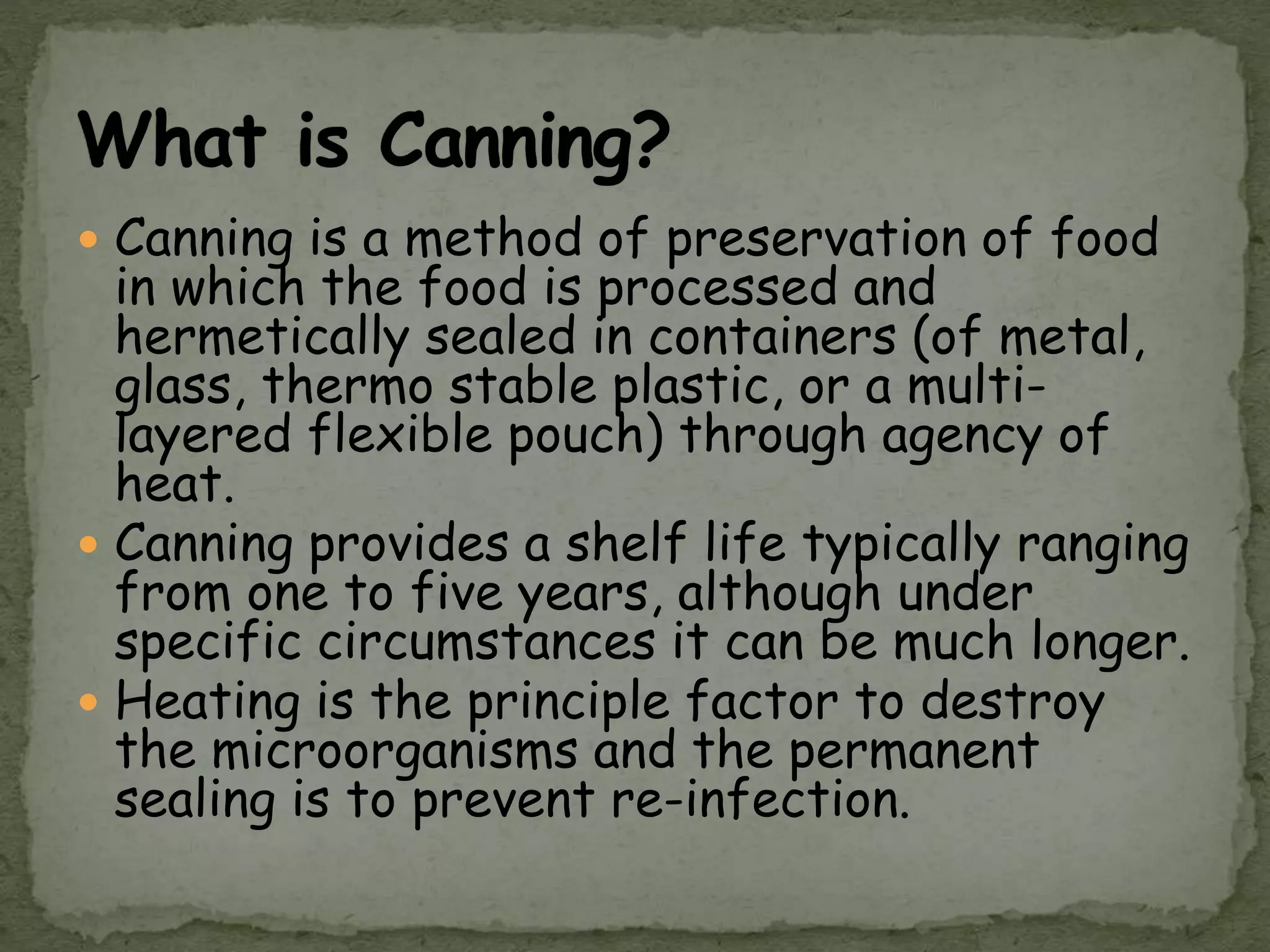 Canning | PPTX