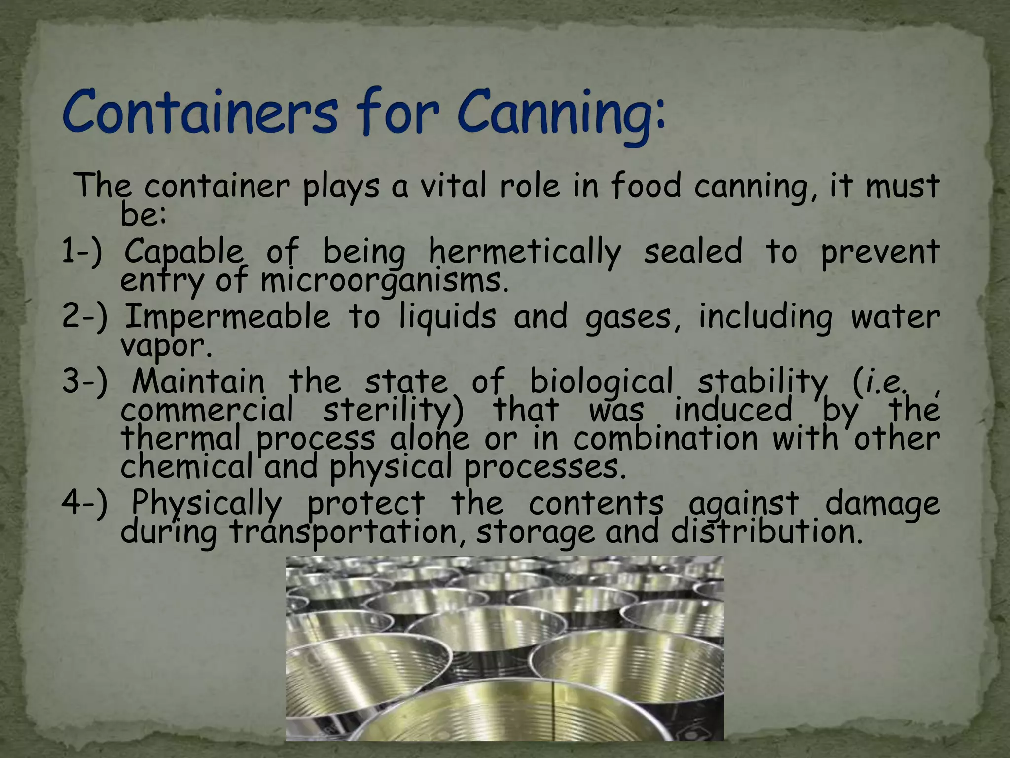 Canning | PPTX