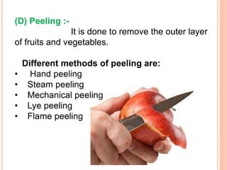 Canning process of fruits and vegetables | PPTX