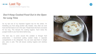 10 Important Kitchen Hygiene Tips You Can Follow! | PPT