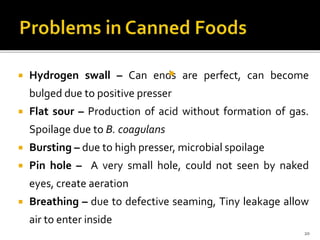 Canning of Fruits and Vegetables | PPTX
