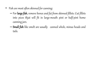 Canning fish | PPTX