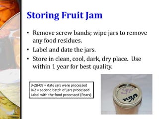 Preserving the Harvest: Canning Fruit Jam - Jennifer M. Herrera | PPT