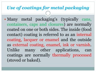 Materials for Canning and Bottling | PPTX | Chemistry | Science