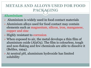 Materials for Canning and Bottling | PPTX | Chemistry | Science