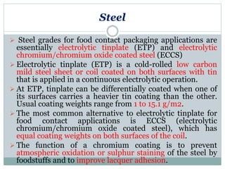Materials for Canning and Bottling | PPTX