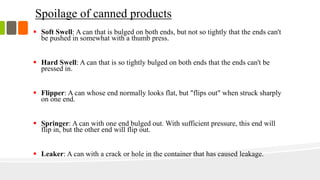 Canning of fruits & vegetables | PPTX