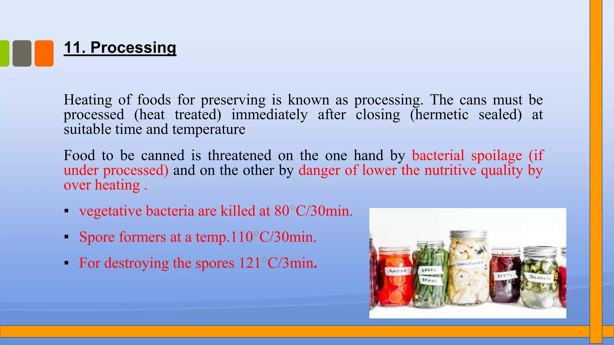 canning of fruits and vegetables | PPTX