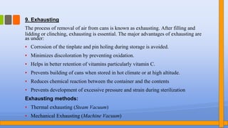 canning of fruits and vegetables | PPTX