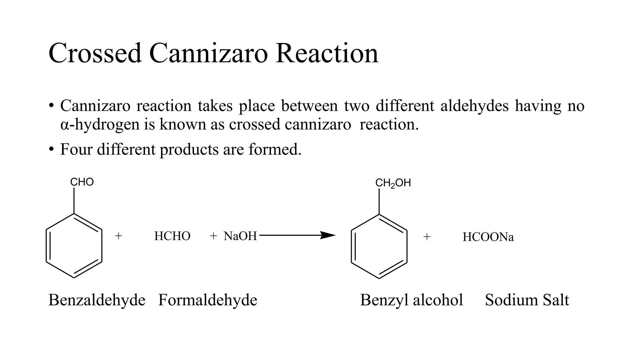Cannizaro reaction | PPTX