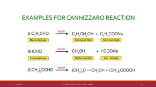 Cannizzaro reaction | PPTX