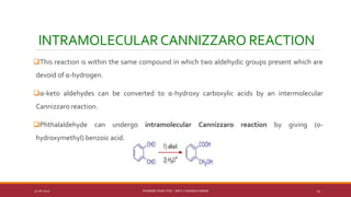 Cannizzaro reaction | PPTX