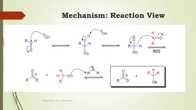 Cannizzaro's Reaction | PPTX | Chemistry | Science