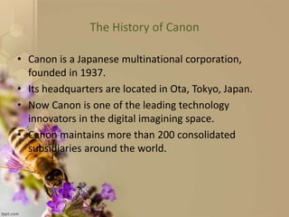 Cannon Branding | PPTX