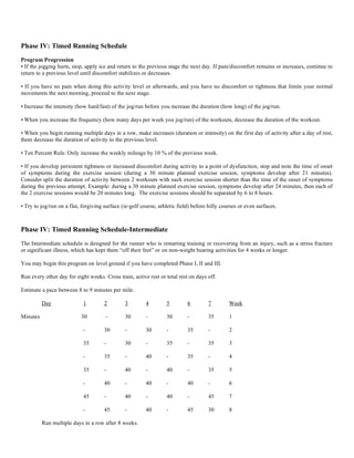Cannon Return To Run Progression | PDF