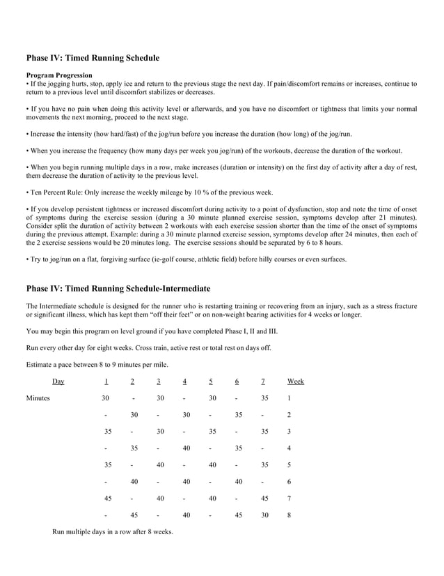 Cannon Return To Run Progression | PDF
