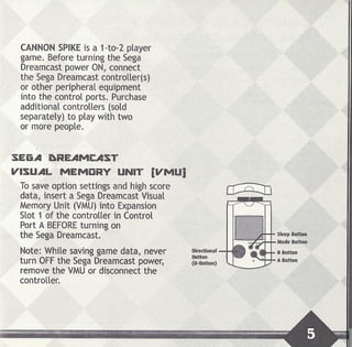 Cannon spike capcom dreamcast ntsc | PDF